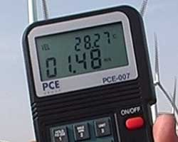 Anemometer mit Speicher PCE 007 | PCE Instruments